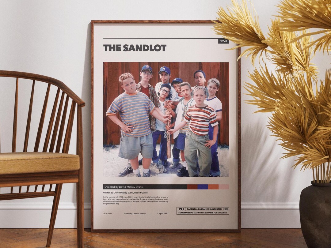 The Sandlot Poster, Retro Movie Poster, Vintage Poster, Home Decor ...