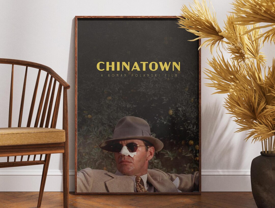 Chinatown Poster , Film Wall Art , Retro Movie Vintage Decor , Roman ...