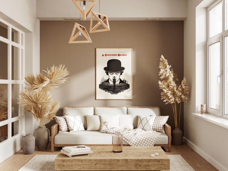 A Clockwork Orange Movie Print Poster, Minimalist Poster Print, Movie ...