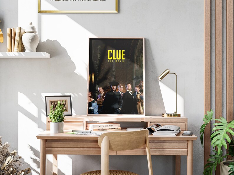 Clue Poster, Clue Movie Poster, High Quality Poster, Printable Wall Art ...