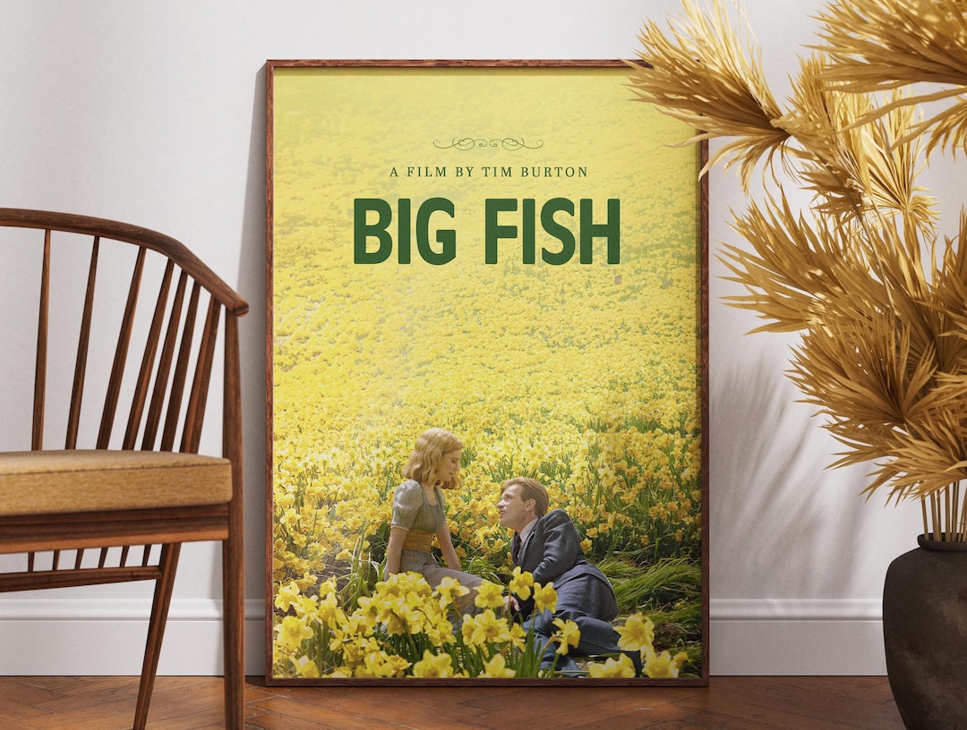 Big Fish Movie Poster, Retro Print Poster, Minimal Art, Vintage Poster ...