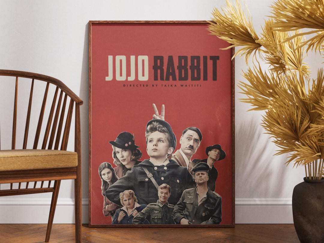 Jojo Rabbit Poster, Retro Poster, Vintage Movie Poster, Gift for Her ...