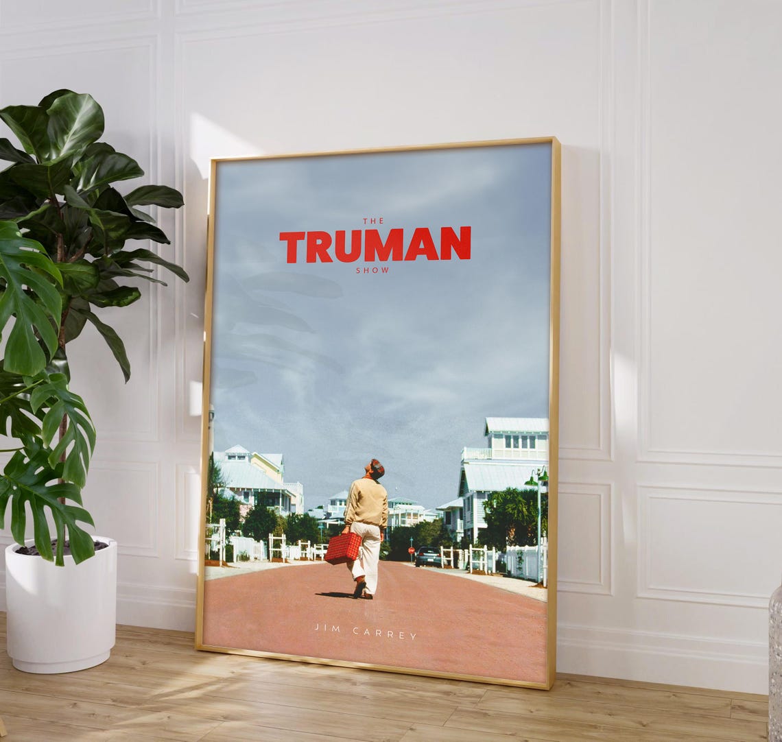 Truman Show Movie Poster, Film Poster, Wall Art, Vintage Retro Poster ...