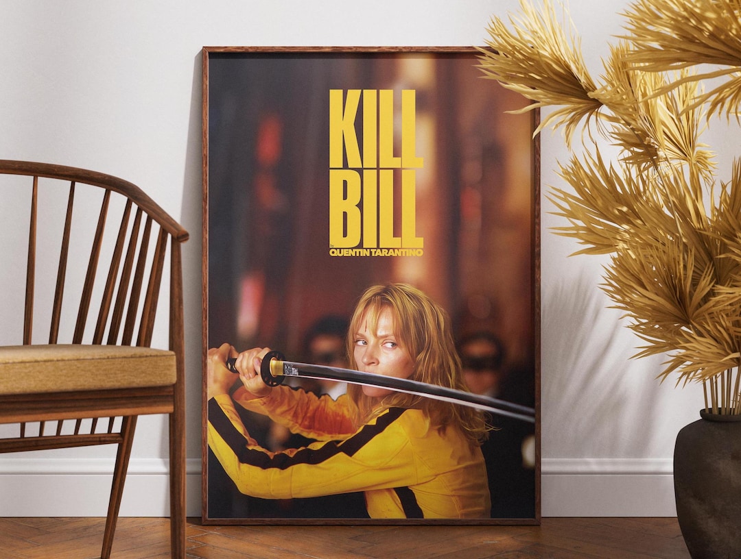 Kill Bill Poster, Retro Movie Poster, Vintage Poster, Wall Art, Gift ...