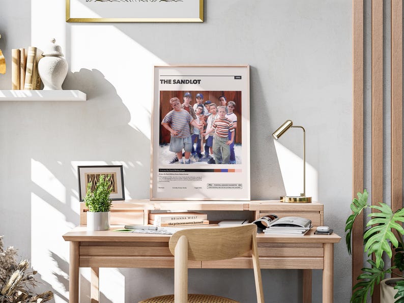 The Sandlot Poster, Retro Movie, Vintage Film, Home Decor, Gift for ...