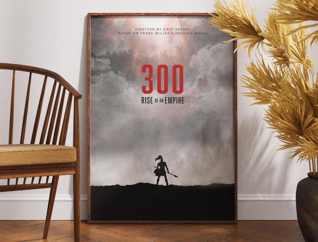 300 Spartan Poster, Spartan Warrior Film, Print Poster, Zack Snyder ...