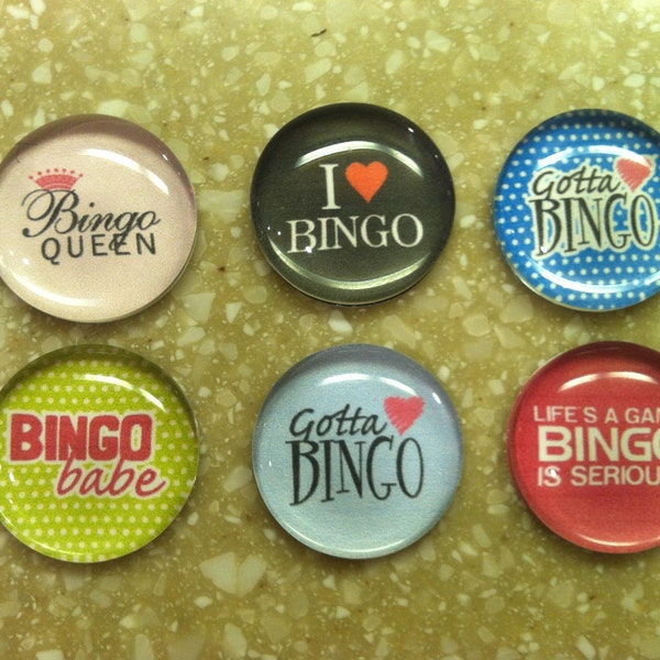 Bingo Magnets - Etsy