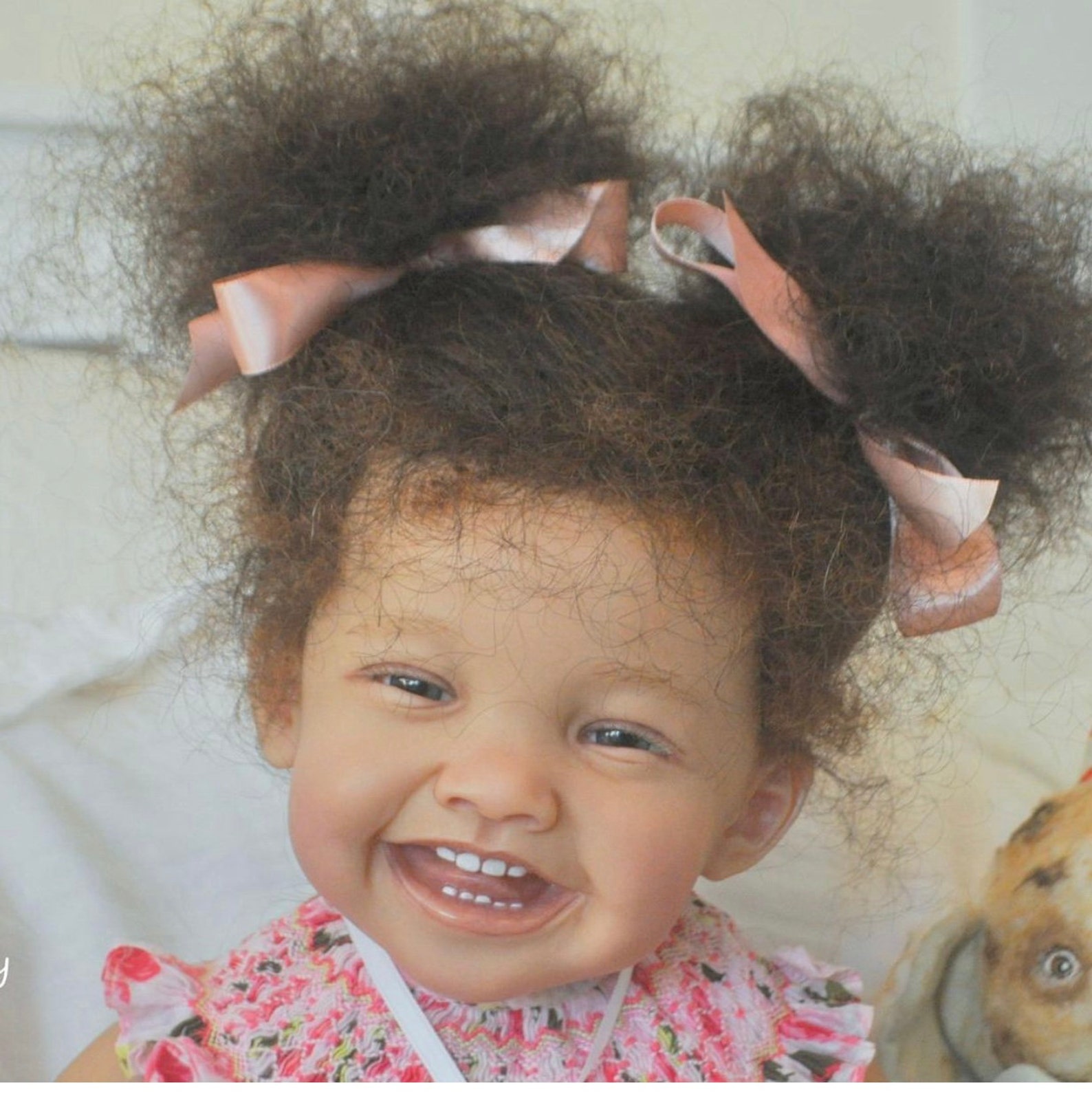Custom Biracial Mila Toddler Baby Doll Sculpt by Ping Lau, Reborn by ...