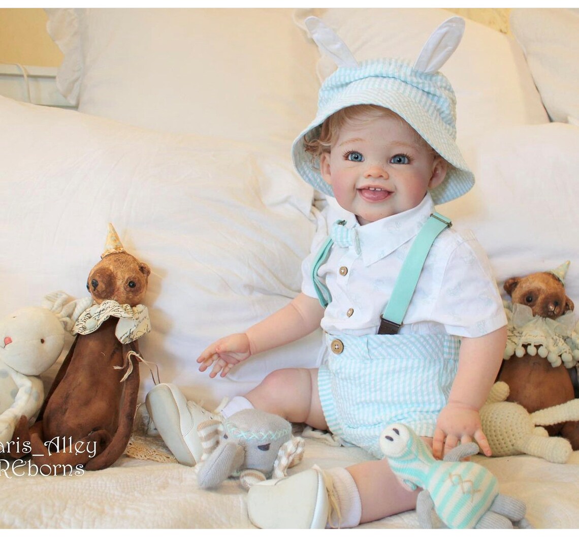 Custom Davi Toddler Baby Doll Sculpt by Ping Lau, Reborn by Paris Alley ...