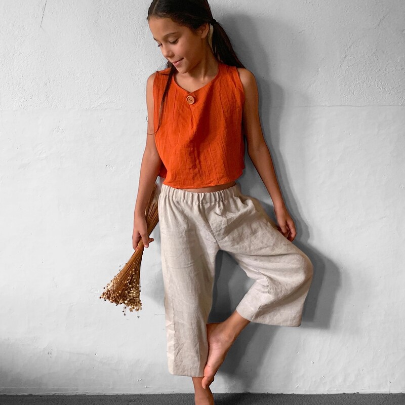 Kids Linen Clothing - Etsy