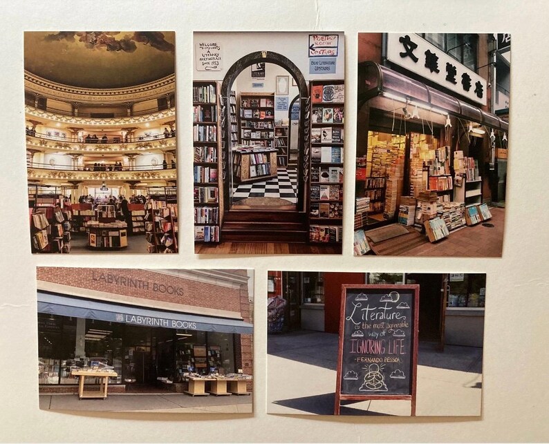 Bookstore Photography Postcards: Bookshops Around the World Prints ...