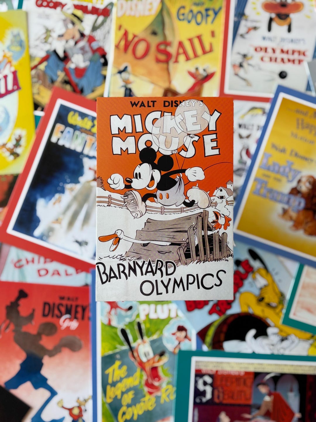 Mickey Mouse Movie Postcards: Classic Walt Disney Art (individual, 1-17 ...