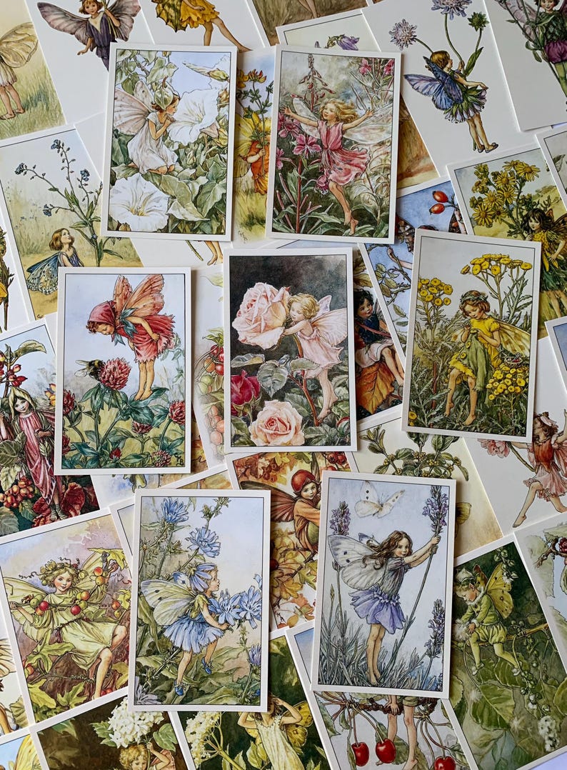 Flower Fairies Postcards: Vintage Style Fairy Art by Cicely Mary Barker ...