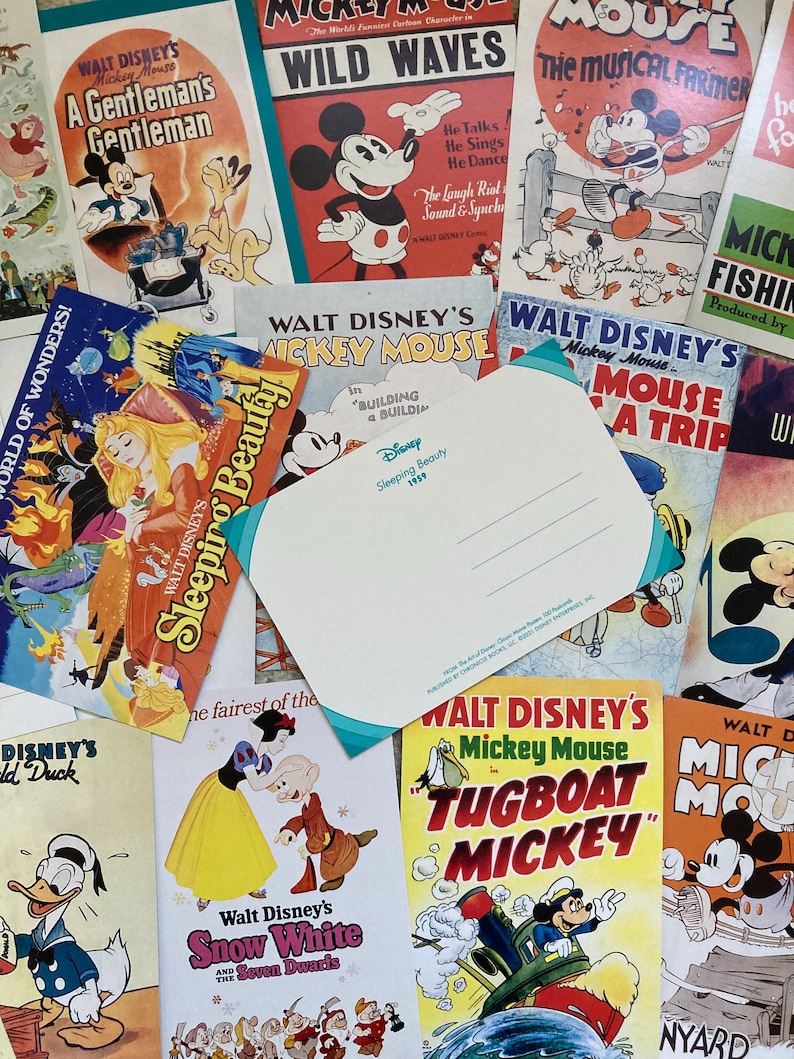 Disney Retro Movie Posters Postcard MEGA Lucky Dip| Choose 20 or 50 ...