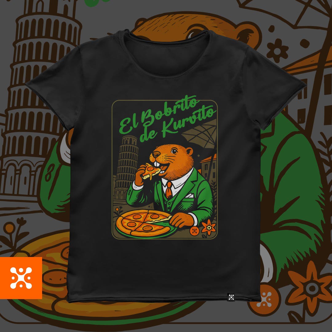 Women's Black El Bobrito De Kurvito Brainrot Shirt - Weird Unhinged ...