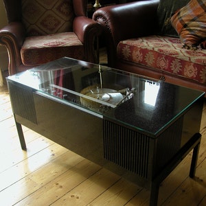 HMV Radiogram Coffee Table / Ipod State of the Art Music Player - Etsy