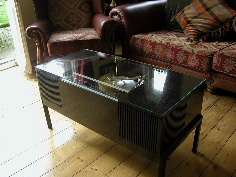 HMV Radiogram Coffee Table / Ipod State of the Art Music Player - Etsy