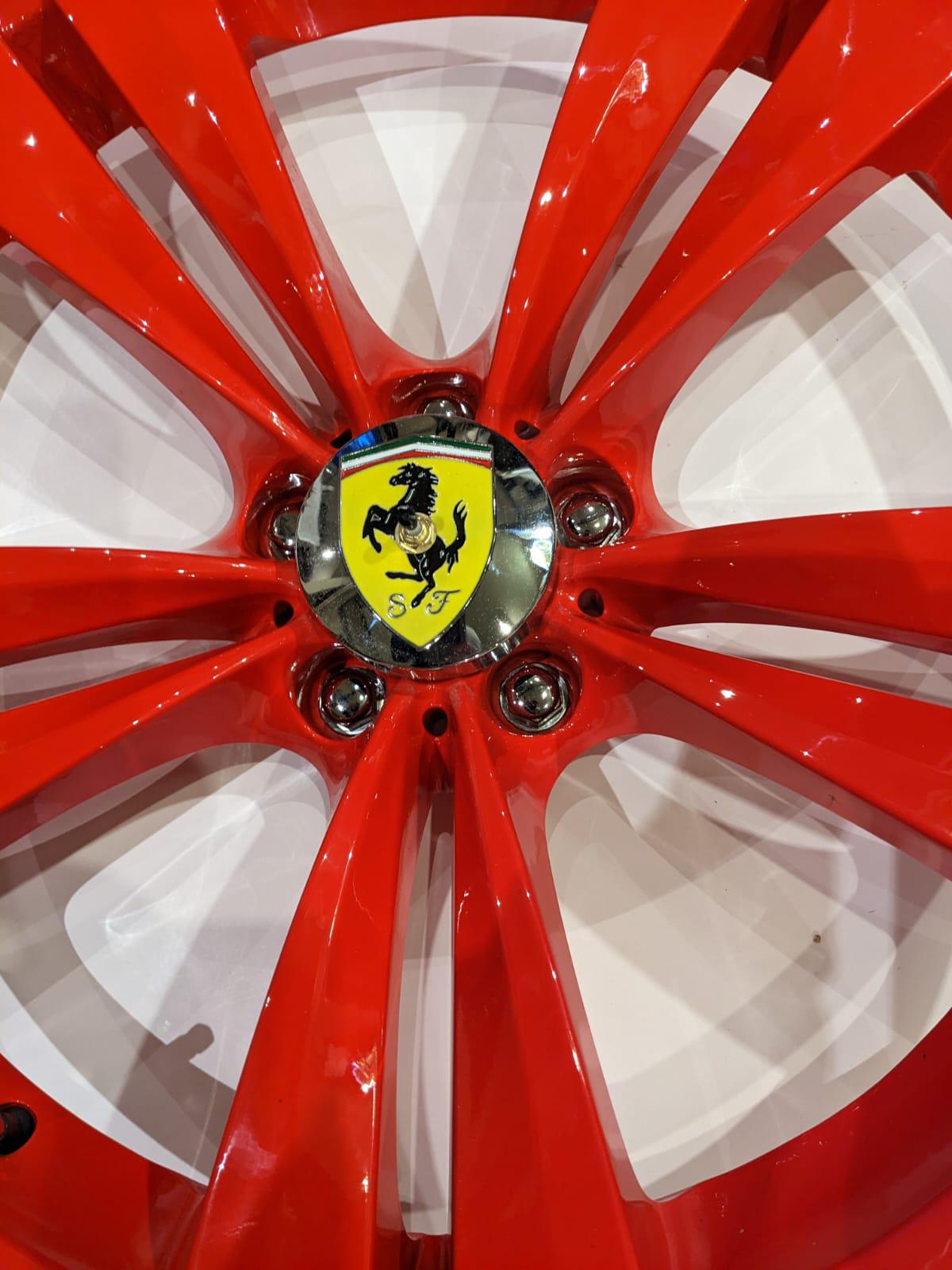 Stunning Ferrari-themed Genuine Alloy Wheel Wall Clock - Etsy
