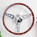 For Chris Handmade Classic Car Walnut Steering Wheel Clock - Etsy