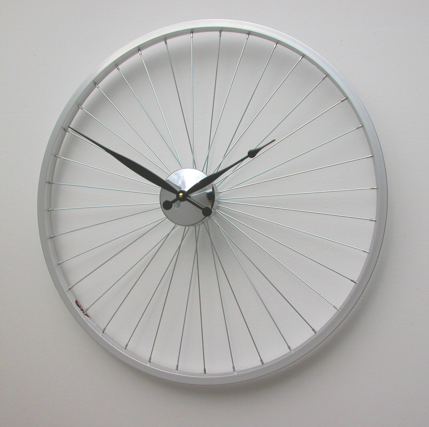 Bicycle Wheel Clock 24 Inch - Etsy