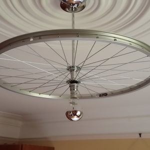 Bike Wheel Ceiling Light - Etsy