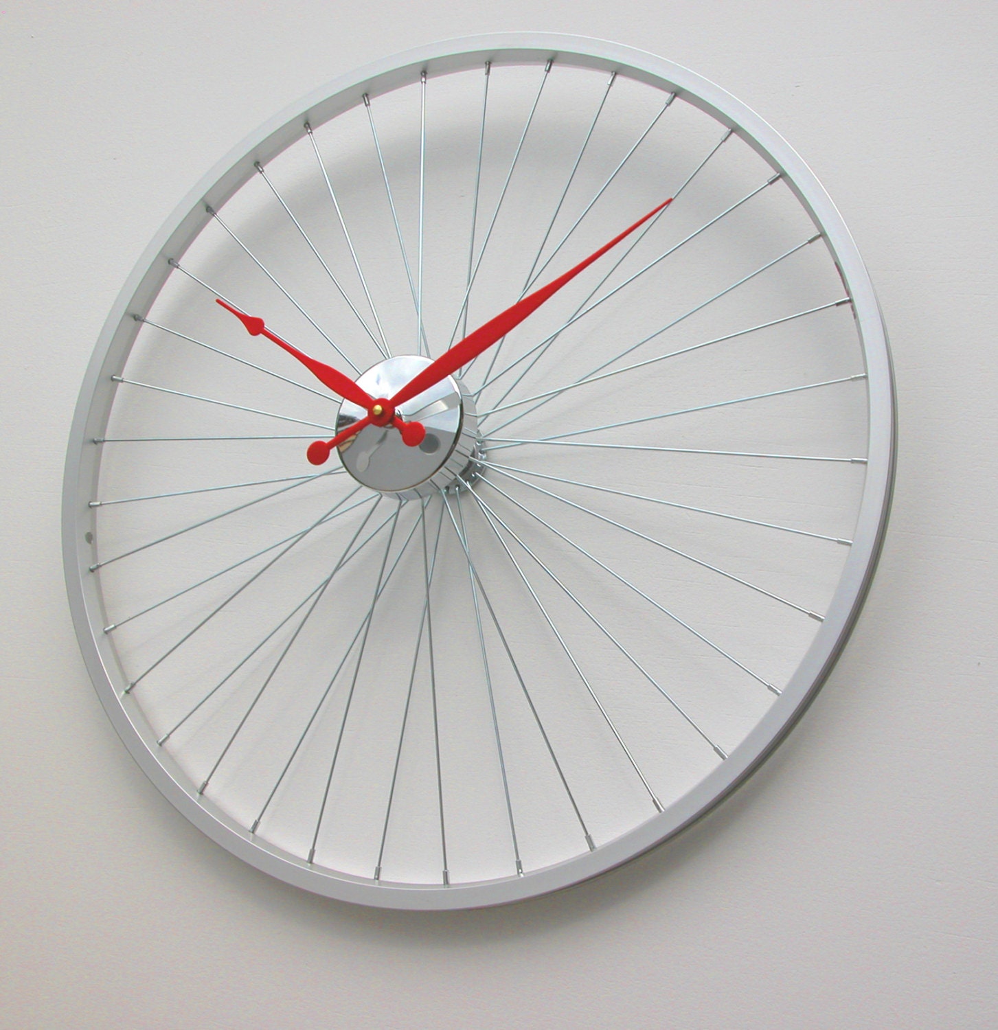 Bicycle Wheel Clock 24 Inch - Etsy