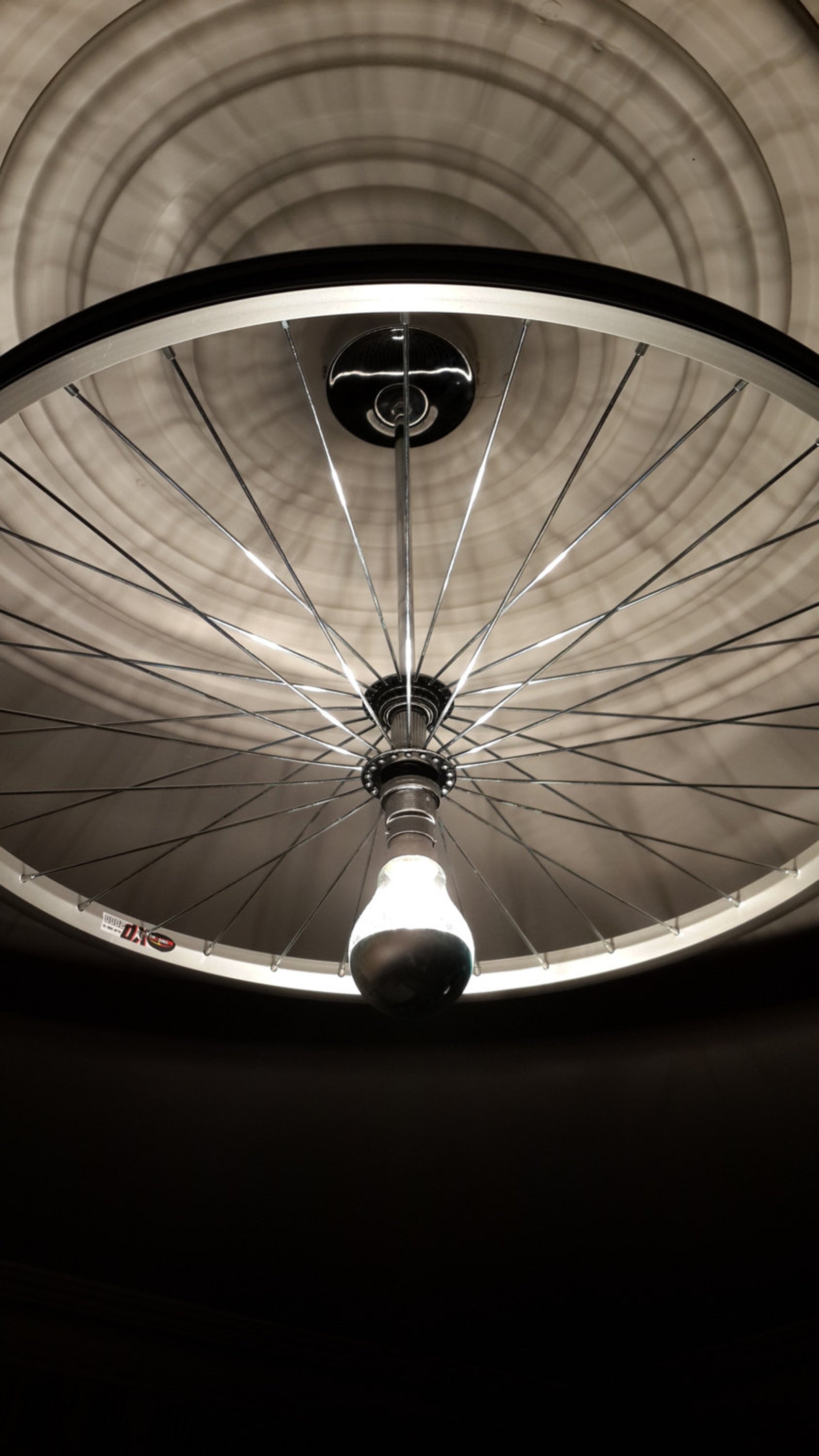 Bike Wheel Ceiling Light - Etsy