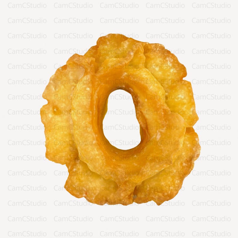 3D Donut STL Printing File – Old Fashioned Cake Doughnut 3D Scan Model ...