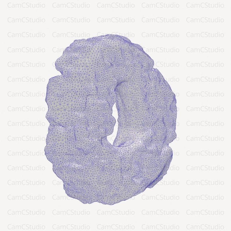 3D Donut STL Printing File – Old Fashioned Cake Doughnut 3D Scan Model ...