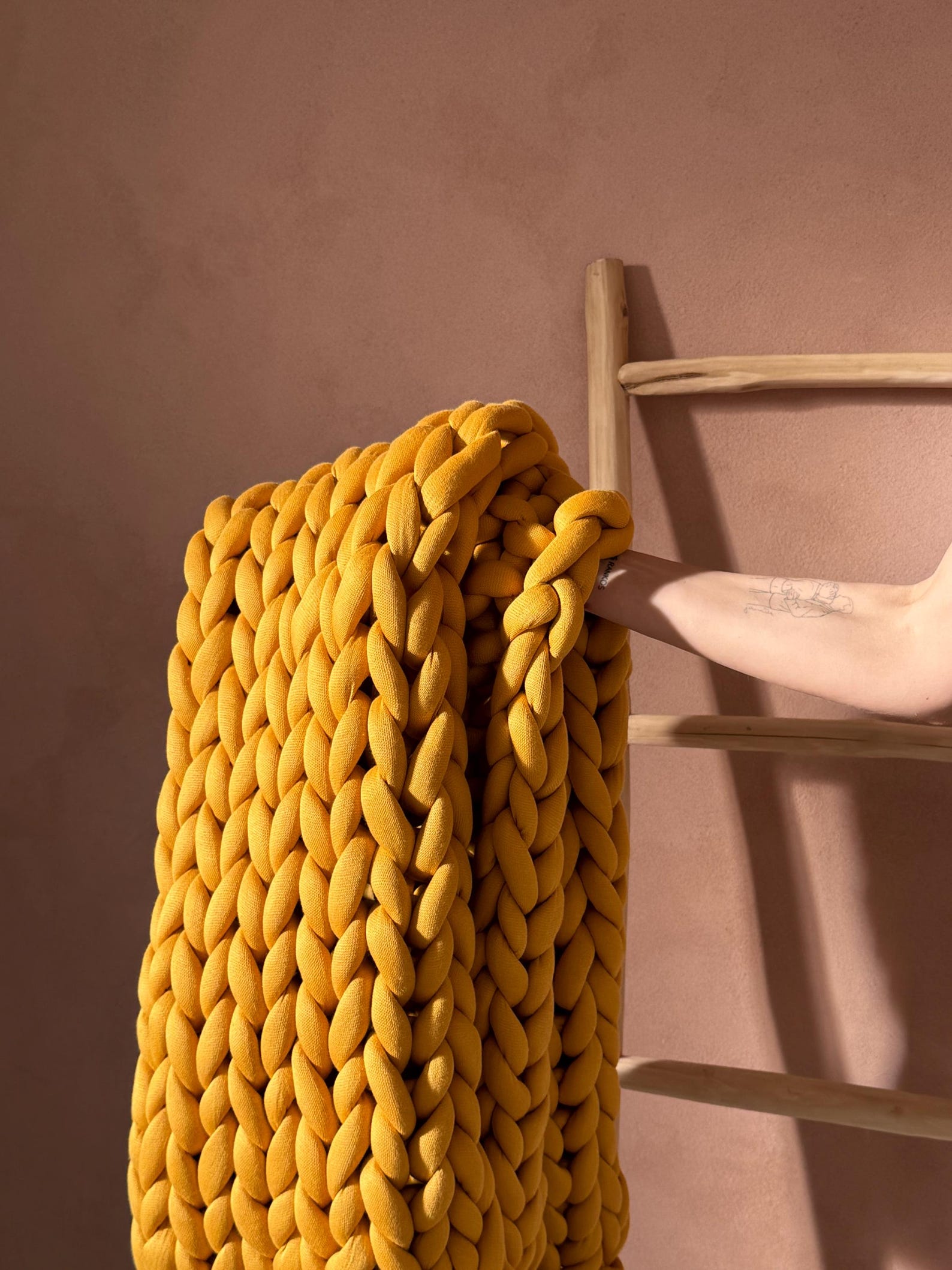 Super Bulky Cotton Tube Yarn: Chunky Knit for DIY Projects Gift - Etsy