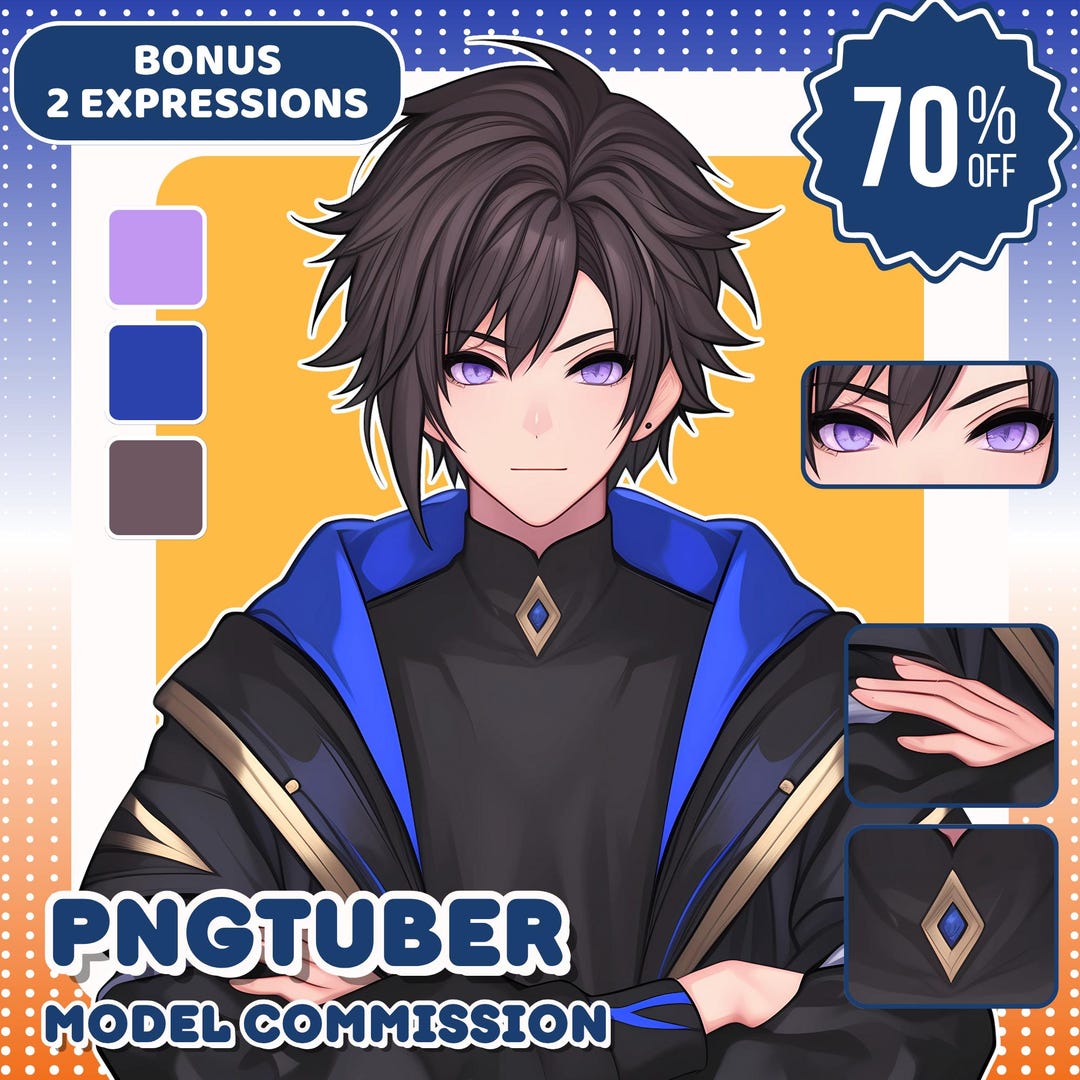 Custom Pngtuber | Pngtuber Commission | Pngtuber Avatar| Png Tuber ...