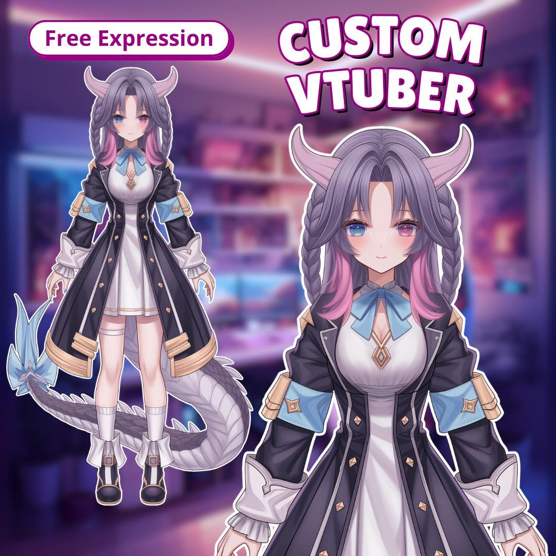 Full Body Vtuber Model | Celestial Premade Live2d Vtuber | Vtuber Ready ...