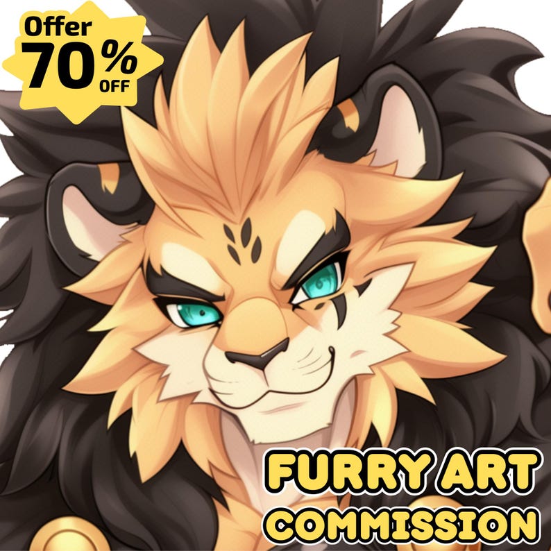 Headshot Package | Custom Furry Anime Art Commission, Icon PFP, Fursona ...