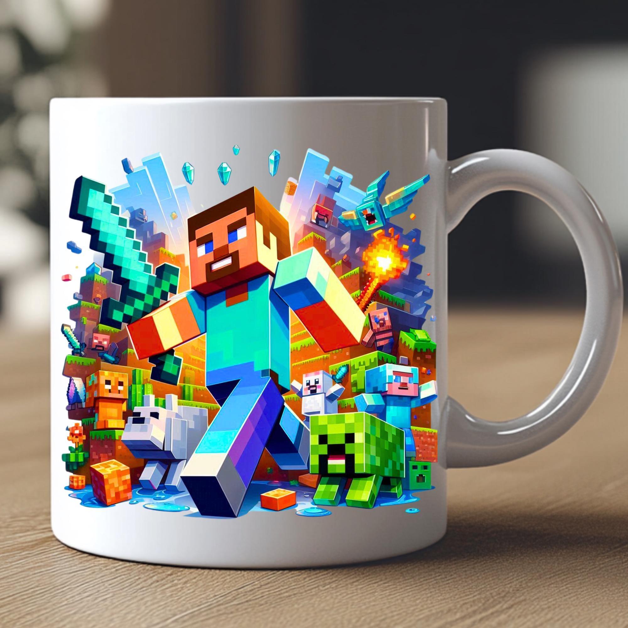 Minecraft PNG File for Sublimation, Minecraft Shirt PNG, High ...