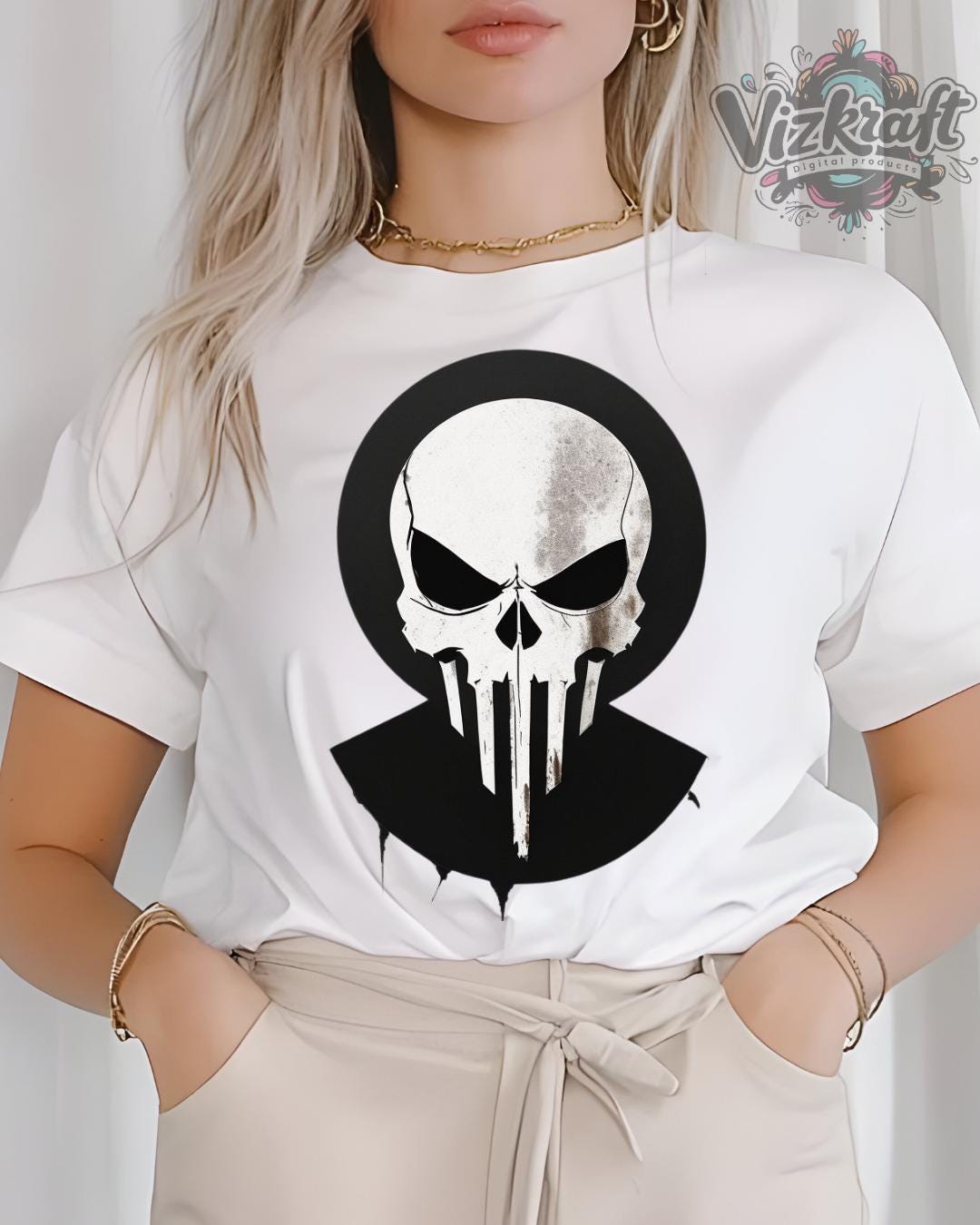 Punish Skull Png, Tactical Unisex PNG, Warrior Skull Art Png, Antihero ...