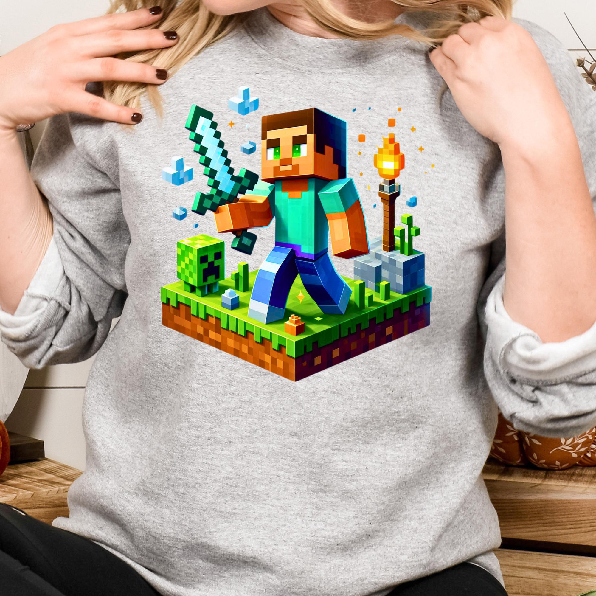 Minecraft PNG File for Sublimation, Minecraft Shirt PNG, High ...