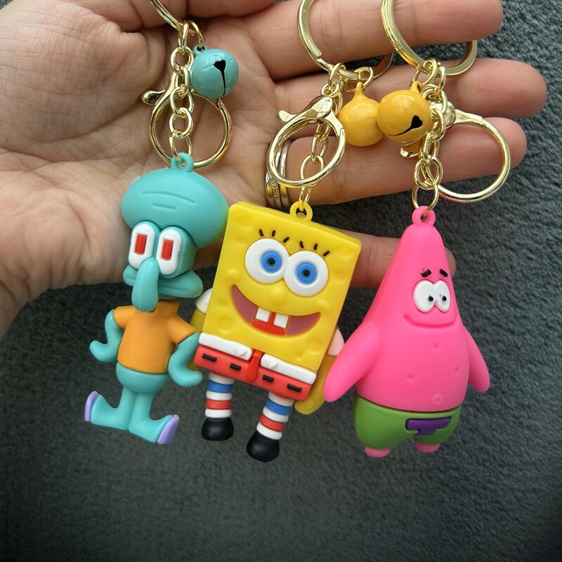 Spongebob Keychain - Etsy