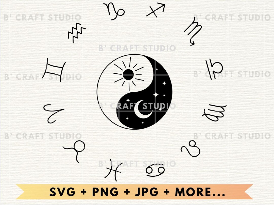 Compass With Zodiac Signs | Perfect for Commercial Use Png, Dxf, Jpg ...