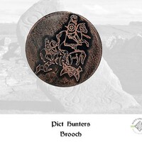Celtic Dog - Hand Painted Cast Paper Kevin Dyer - Zoomorphic Irish ...
