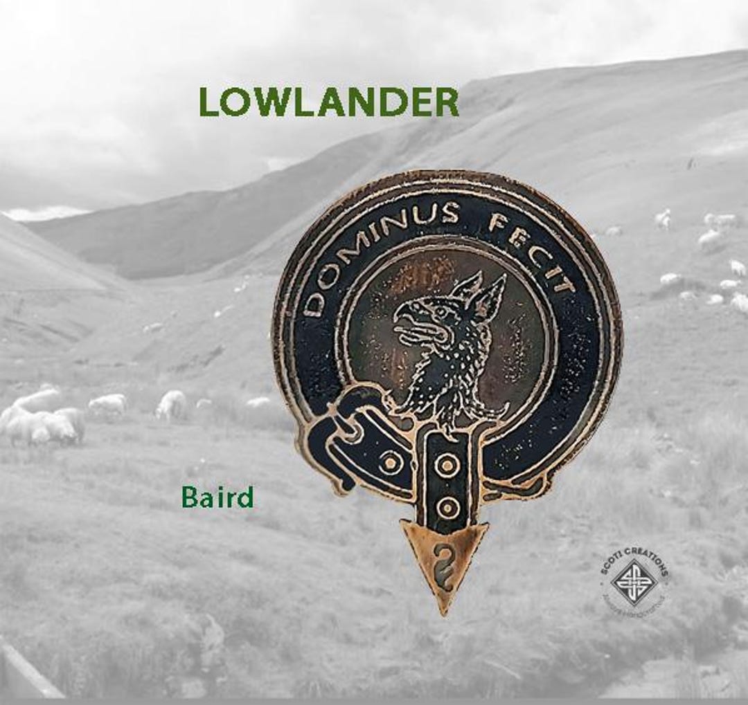 Clan Baird Badge, Scottish Lowland Clan - Etsy