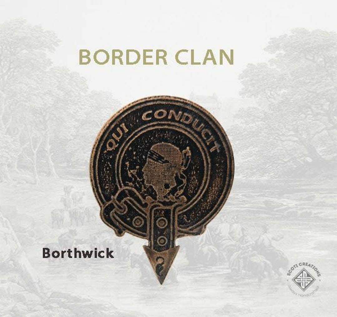 Clan Borthwick Badge, Scottish Border Clan - Etsy