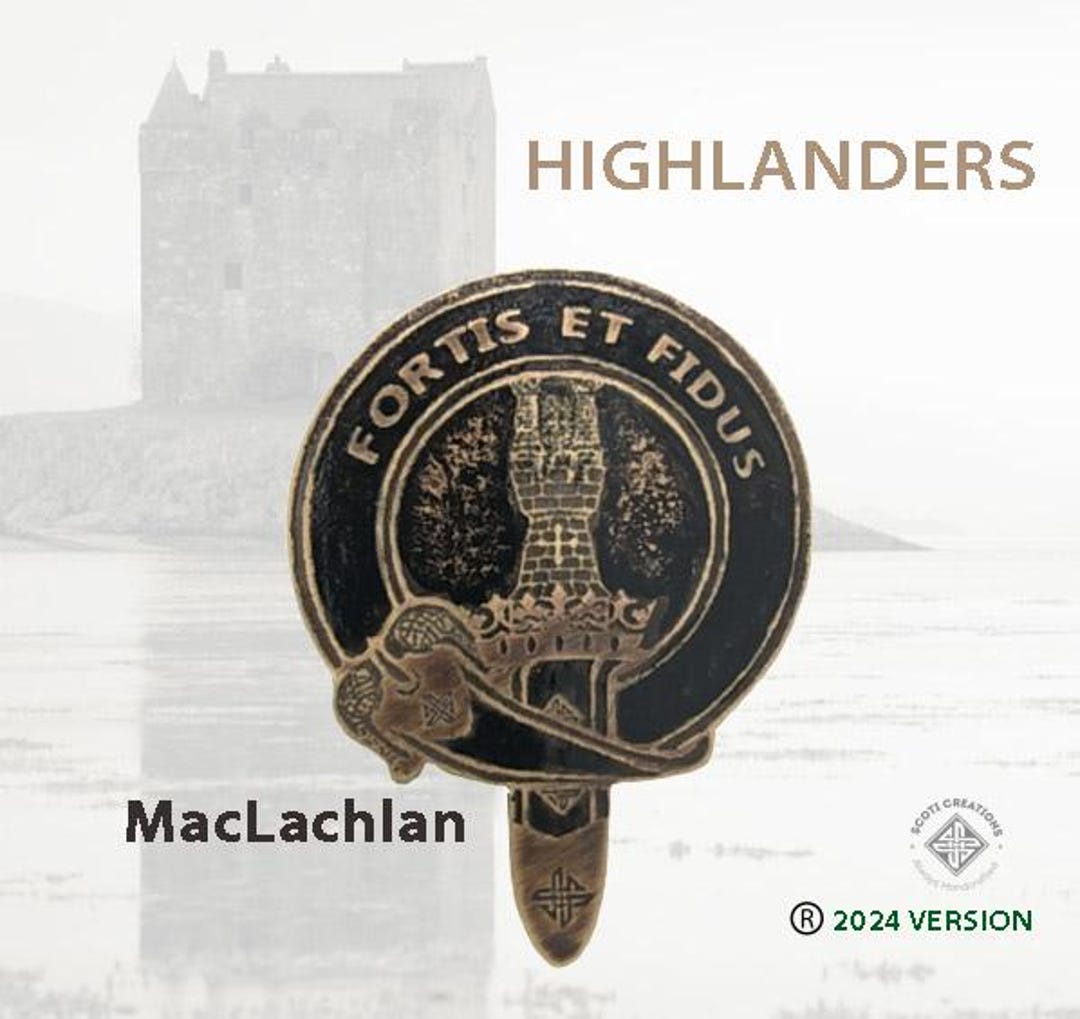 Clan Maclachlan Badge, Scottish Highland Clan - Etsy
