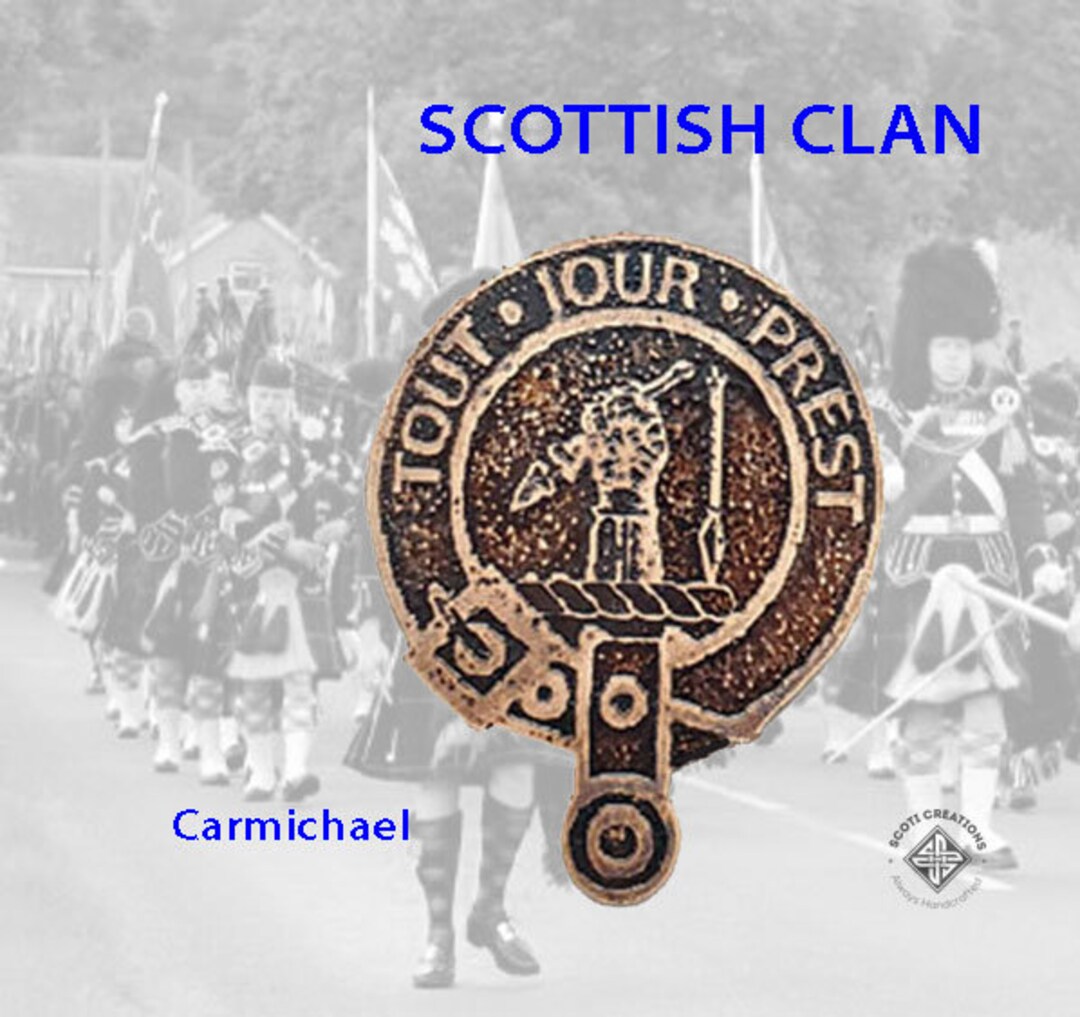 Clan Carmichael Badge Scottish Clan - Etsy UK