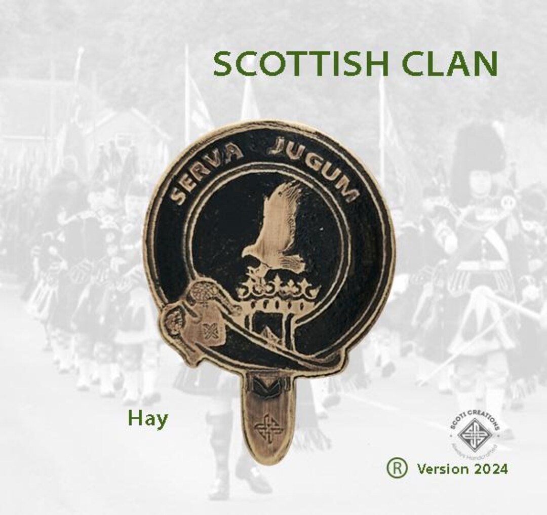 Clan Hay Badge, Scottish Clan - Etsy
