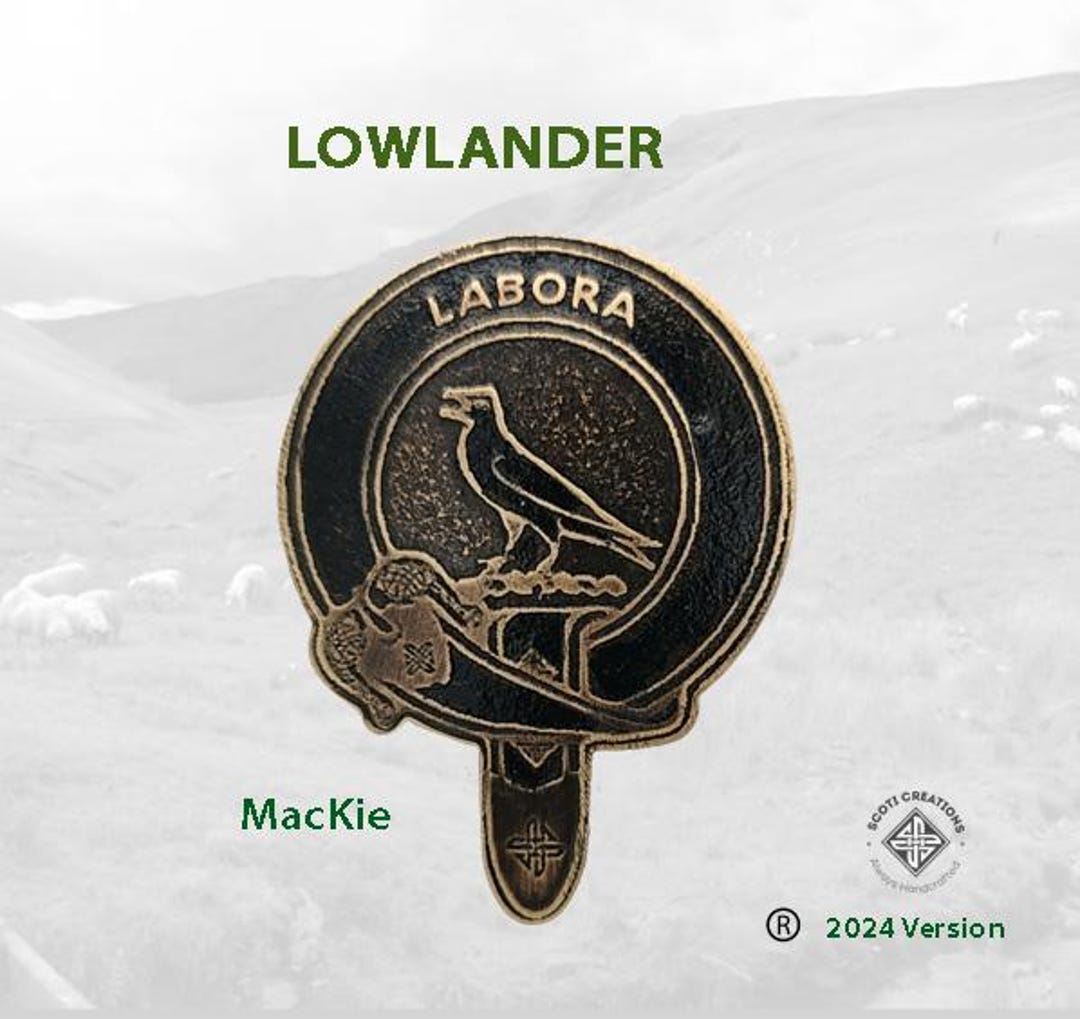 Clan Mackie Badge, Scottish Lowland Clan - Etsy