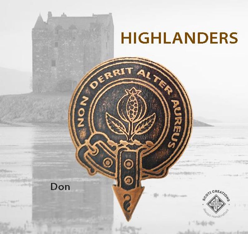 Clan Don Badge, Scottish Highland Clan - Etsy