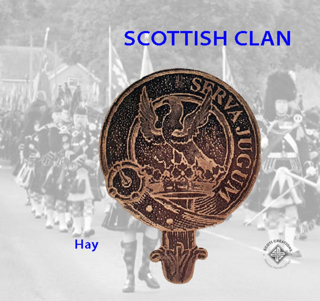 Clan Hay Badge, Scottish Clan Hay - Etsy UK
