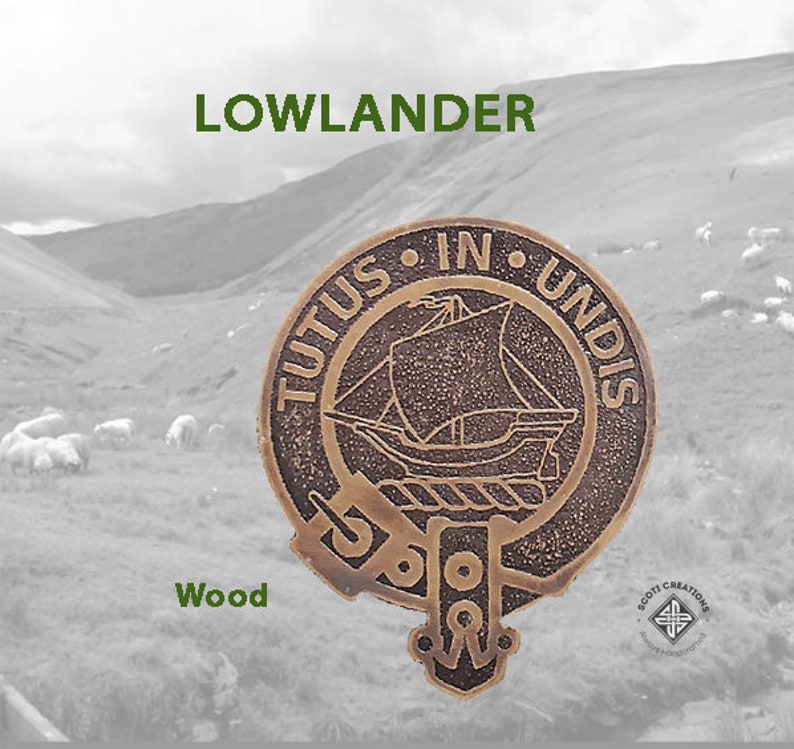 Clan Wood Badge, Scottish Lowland Clan - Etsy