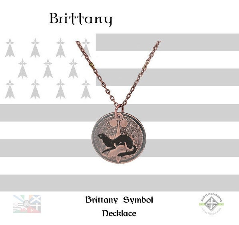 Brittany Symbol #4 Necklace, Celtic Nation - Etsy