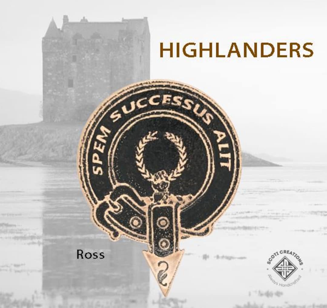 Clan Ross Badge, Scottish Highland Clan - Etsy
